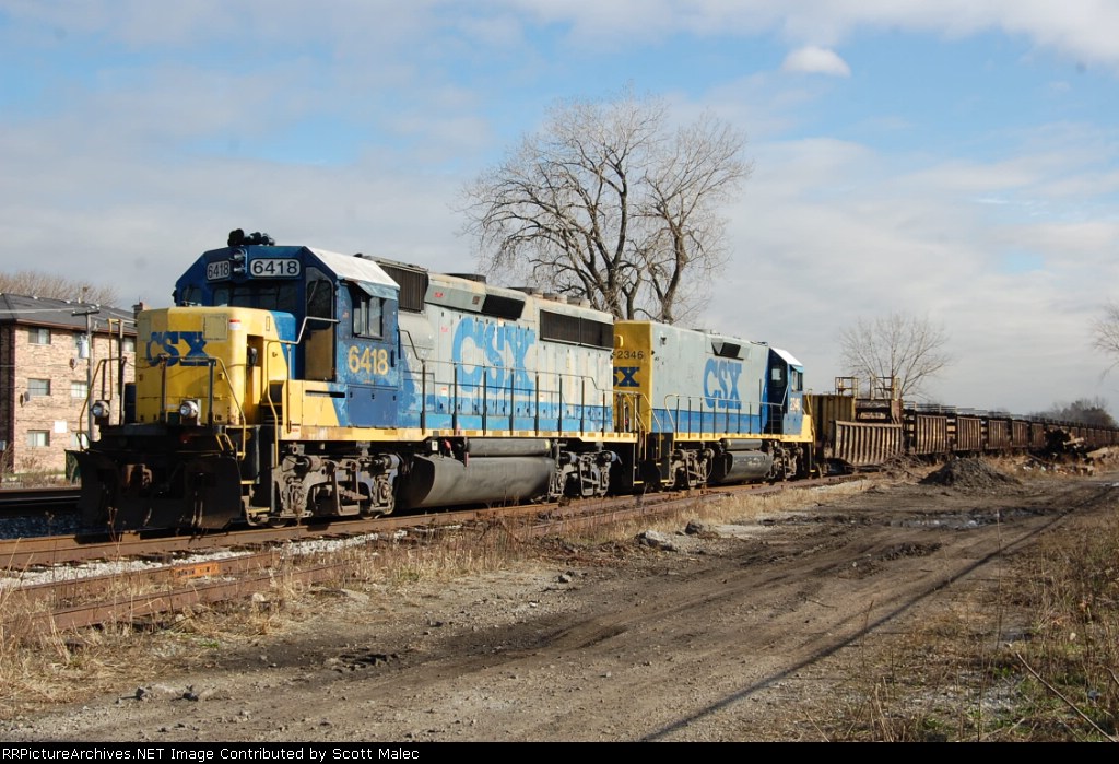 CSX 6418 & 2346